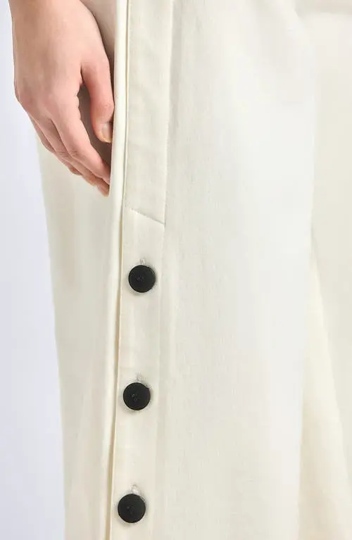 Derek Lam 10 Crosby Tova Button Wide Leg Pants
