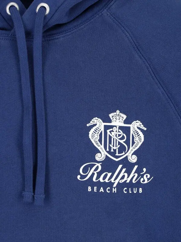 Gucci Polo Ralph Lauren Logo Hoodie - Blue