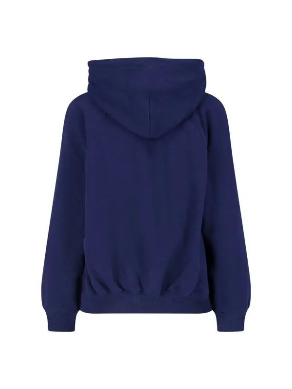 Polo Ralph Lauren Stone Island Cotton Logo Hoodie - Blue