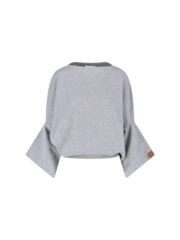 Gucci Logo Hoodie - Gray