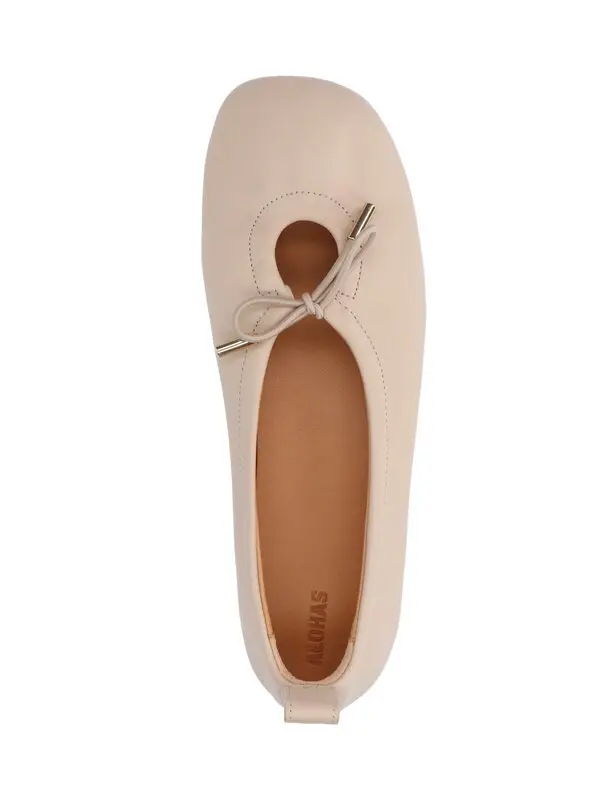 ALOHAS Ballet Flats "rosalind" By - Cream