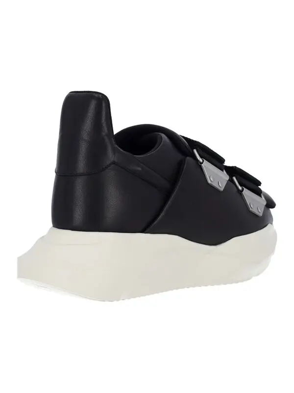 Rick Owens Leather Sneakers - Black
