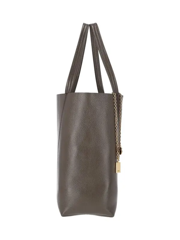 Chloé Medium "spin" Tote - Gray