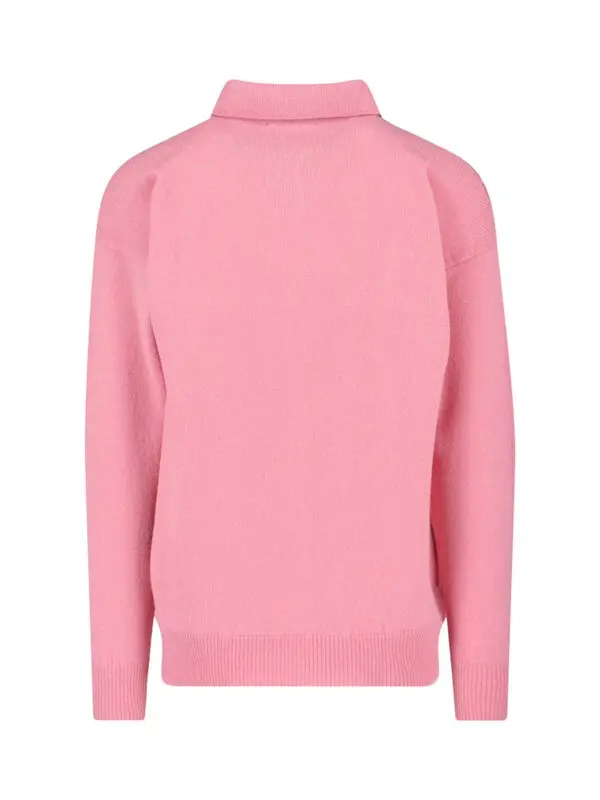 JW Anderson X Pringle Of Scotland Wool Sweater - Pink