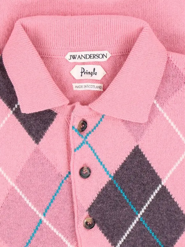 JW Anderson X Pringle Of Scotland Wool Sweater - Pink