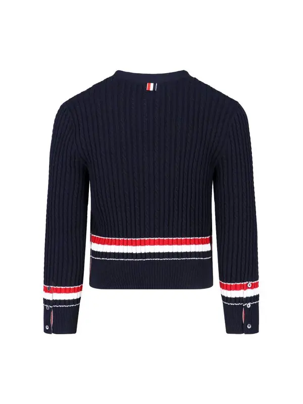 Thom Browne Cotton Knit Cardigan