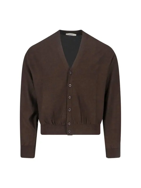 LEMAIRE Twisted Cardigan - Brown