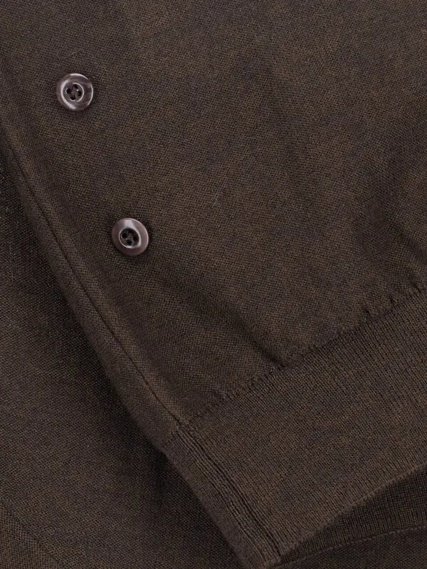 LEMAIRE Twisted Cardigan - Brown
