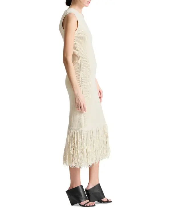 SAINT ART Jovie Fringe Knit Dress