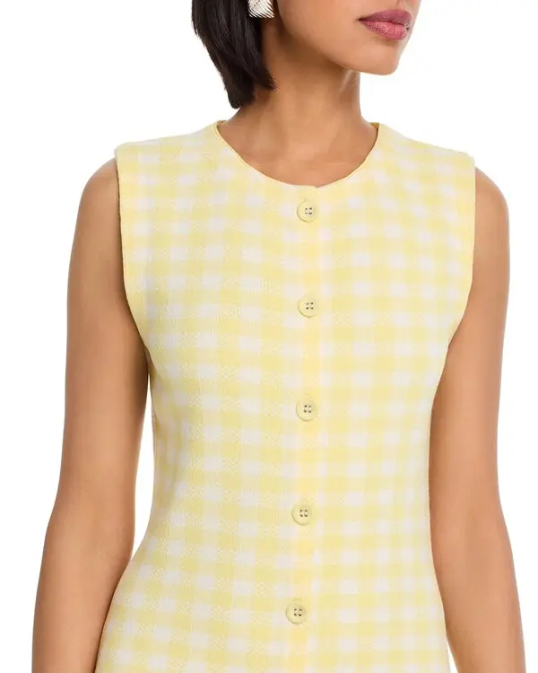 525 America Ember Button Front Sleeveless Dress