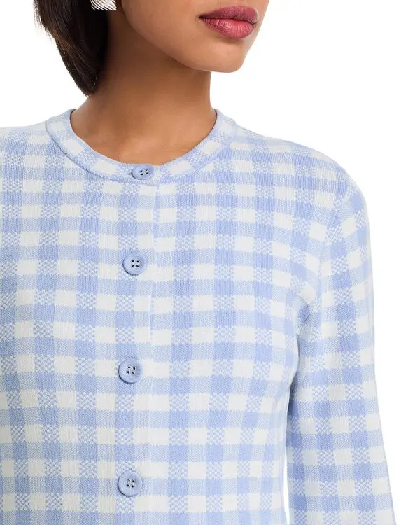 525 America Elongated Fitted Cardigan - Blue Combo