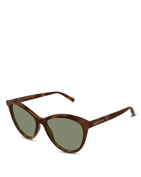 Saint Laurent Cat Eye Sunglasses, 57mm - Havana