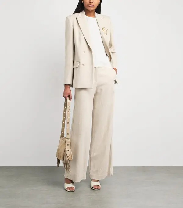 Maje Wide-leg Trousers