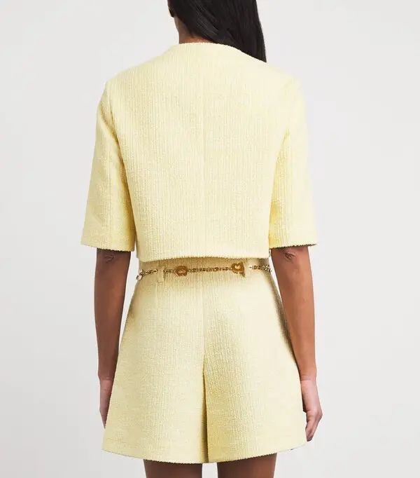 Maje Tweed Cropped Jacket