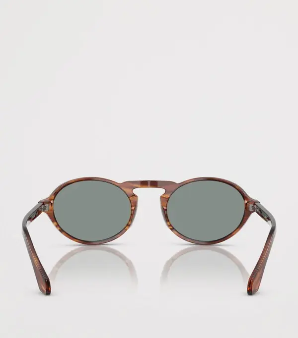 Giorgio Armani Tortoiseshell Oval Sunglasses - Brown