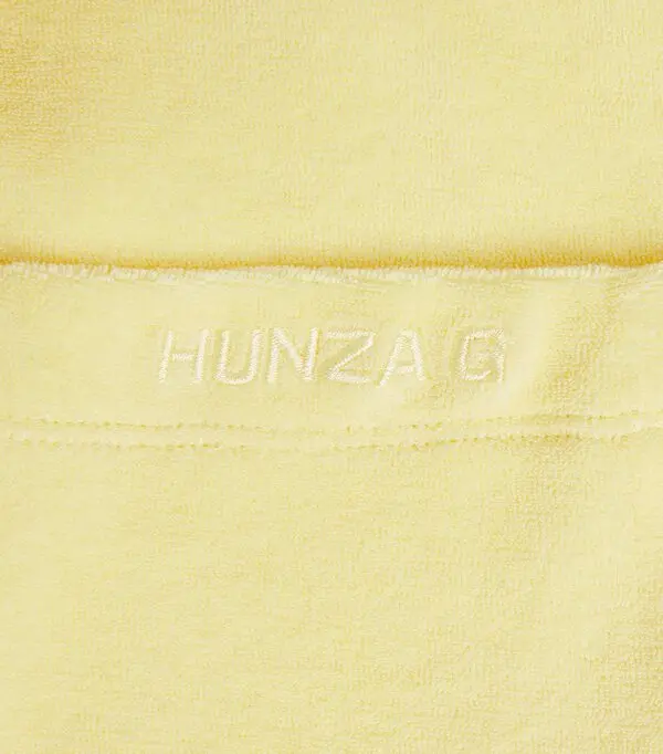 Hunza G Towelling Resort Shirt - Yellow