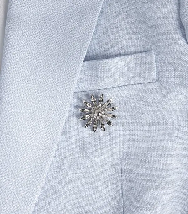 Maje Blazer With Detachable Brooch
