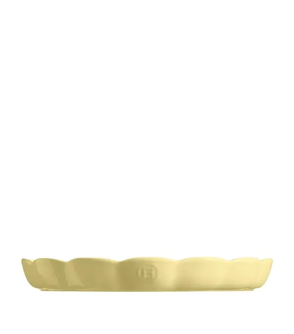 EMILE HENRY Ceramic Madeleine Tart Dish - Yellow