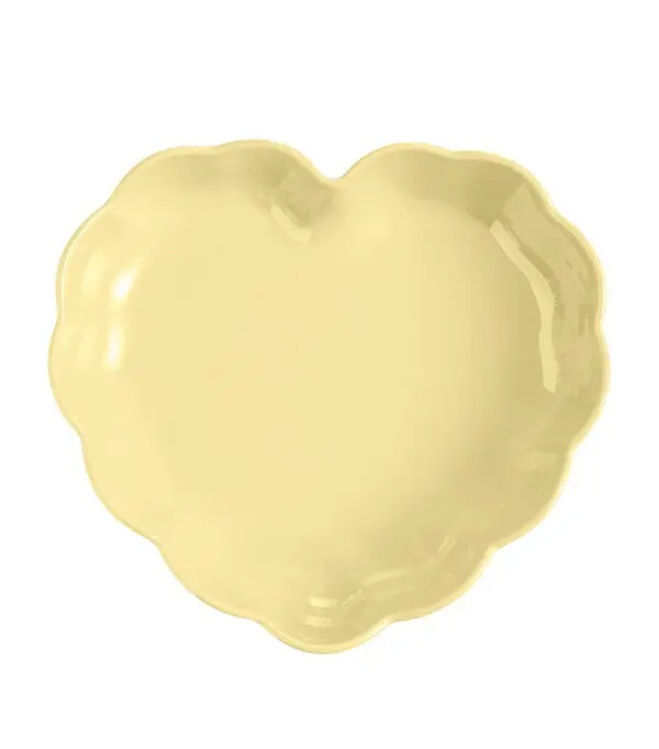 EMILE HENRY Ceramic Madeleine Heart Baking Dish - Yellow