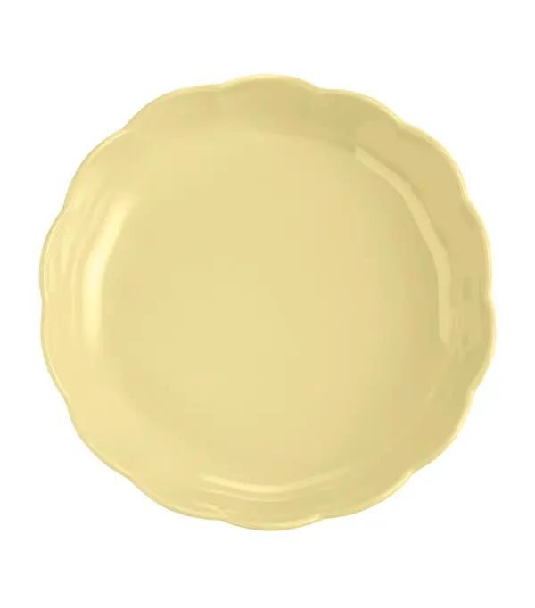 EMILE HENRY Ceramic Madeleine Round Dish - Yellow