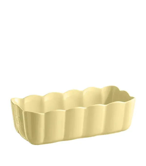 EMILE HENRY Ceramic Madeleine Loaf Dish - Yellow