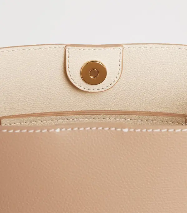 Claudie Pierlot Grained Leather Bucket Bag