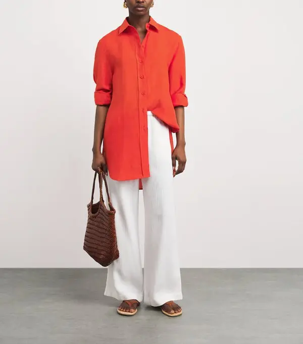 ERES Linen Mignonette Shirt - Red