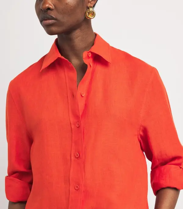 ERES Linen Mignonette Shirt - Red