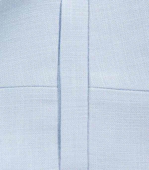 Maje Square-neck Waistcoat - Blue