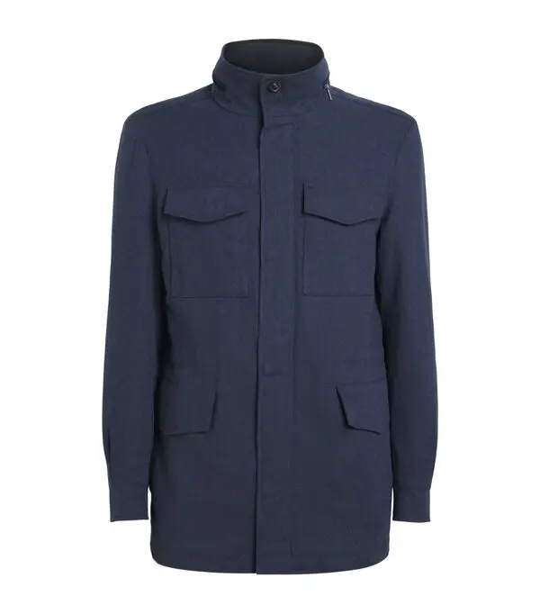N.peal Linen-cotton Hampton Jacket - Navy