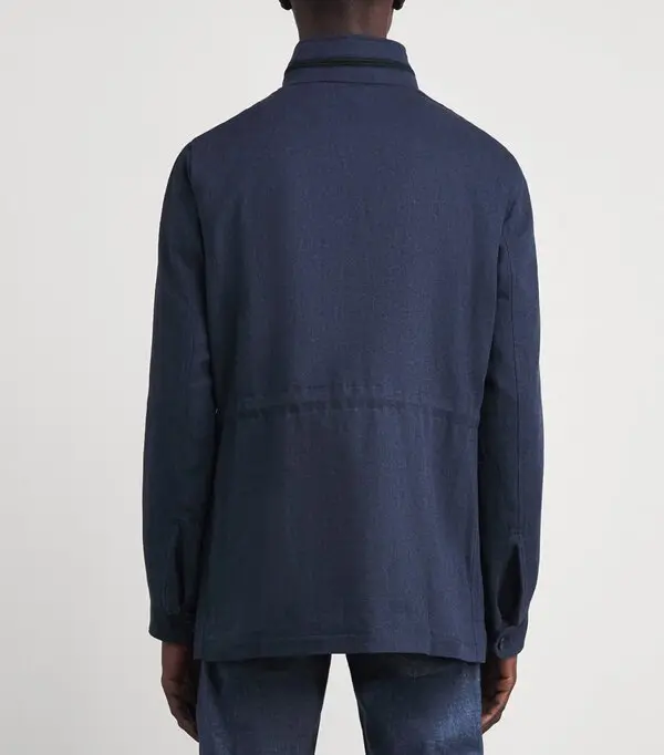 N.peal Linen-cotton Hampton Jacket - Navy