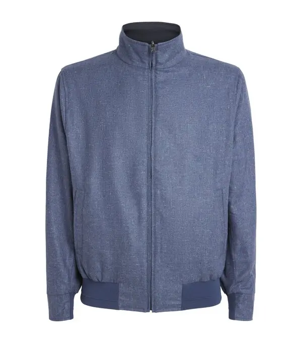 N.peal Silk-wool Reversible Jacket