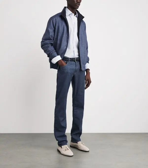 N.peal Silk-wool Reversible Jacket