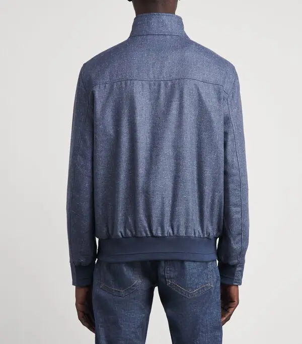 N.peal Silk-wool Reversible Jacket