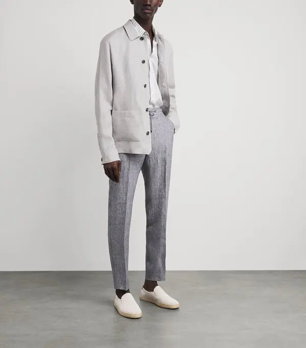 Paul & Shark Linen Chore Overshirt