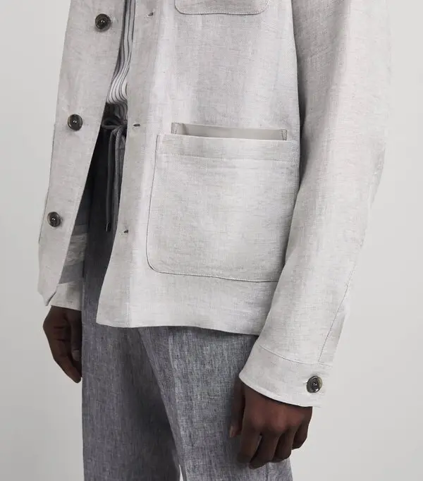 Paul & Shark Linen Chore Overshirt