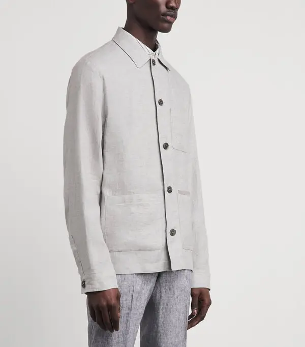 Paul & Shark Linen Chore Overshirt