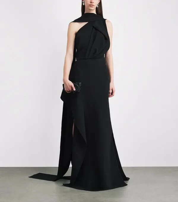 Maticevski Asymmetric Priority Gown - Black