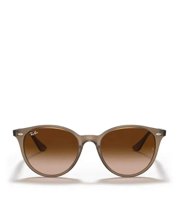 Ray-ban Acetate Phantos Round Sunglasses - Beige