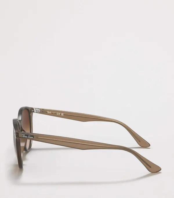 Ray-ban Acetate Phantos Round Sunglasses - Beige