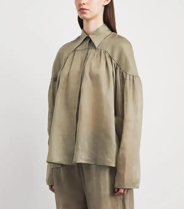 Bite Studios Long-sleeve Ruffled Blouse