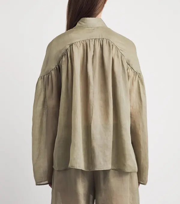 Bite Studios Long-sleeve Ruffled Blouse