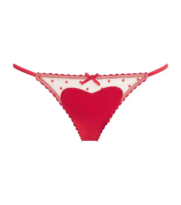 FLEUR DU MAL Amour Thong - Red