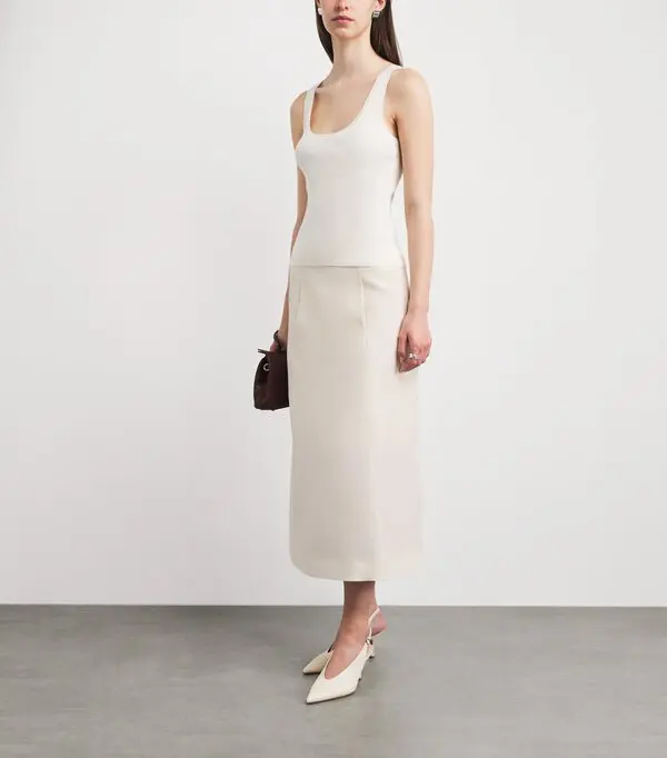 Bite Studios Sharp A-line Midi Skirt
