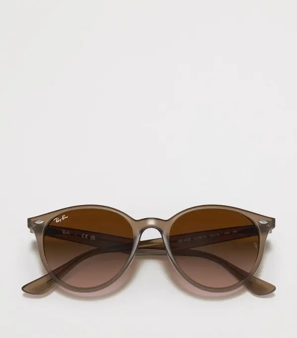 Ray-ban Acetate Phantos Round Sunglasses - Beige