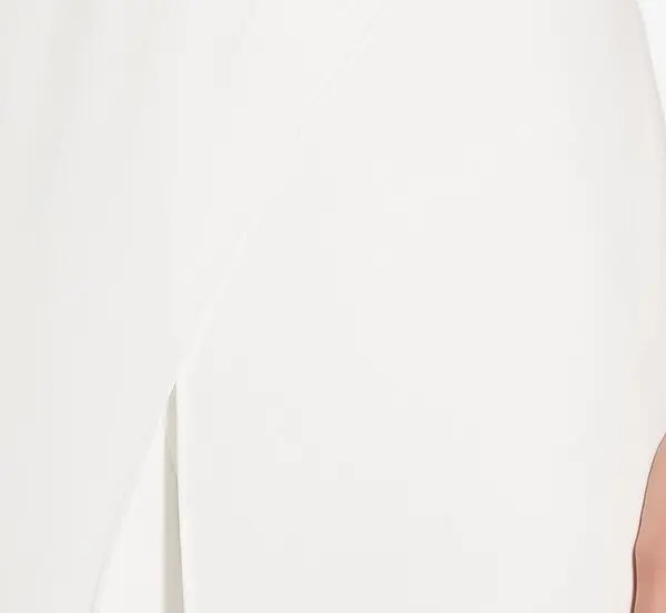 Adrianna Papell Sleeveless Asymmetrical Jumpsuit - Ivory