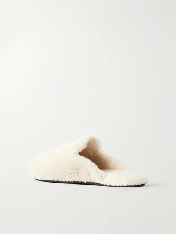 TEKLA Shearling Slippers