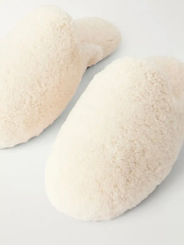 TEKLA Shearling Slippers