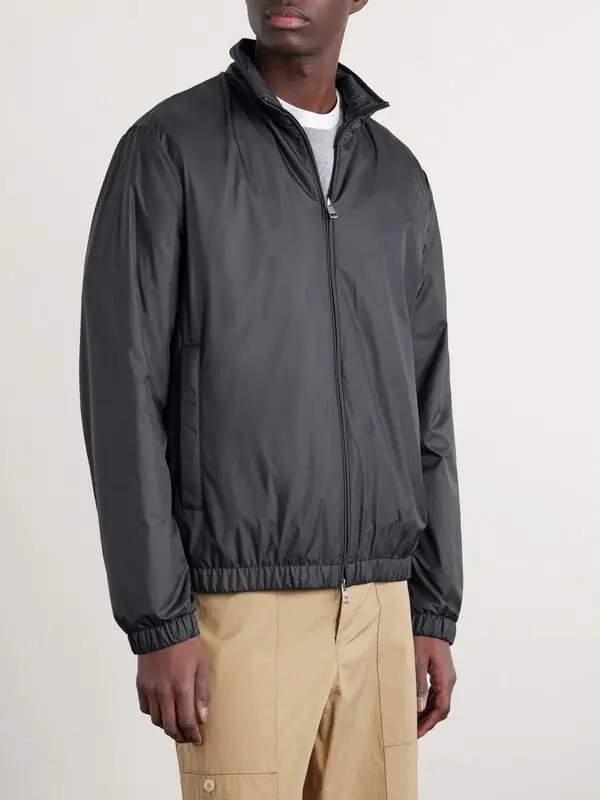 Moncler Logo-appliquéd Shell Jacket - Black