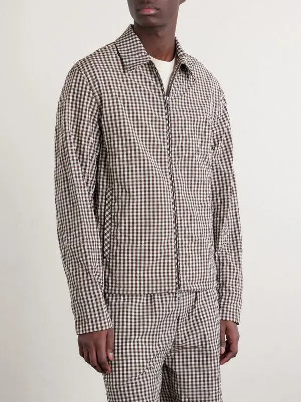 Moncler Checked Cotton-blend Jacket